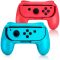 2 x Red and Blue Nintendo Switch Joy-Con Grips - ADZ Gaming