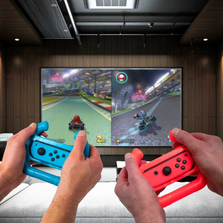 Nintendo Switch Racing Wheels in Red / Blue 2 Pack - ADZ Gaming