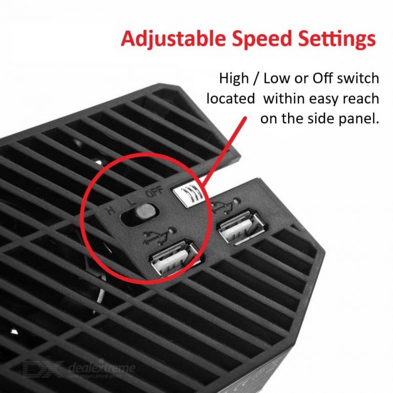 XBOX ONE Cooling Fan with 2 port USB Hub - ADZ Gaming