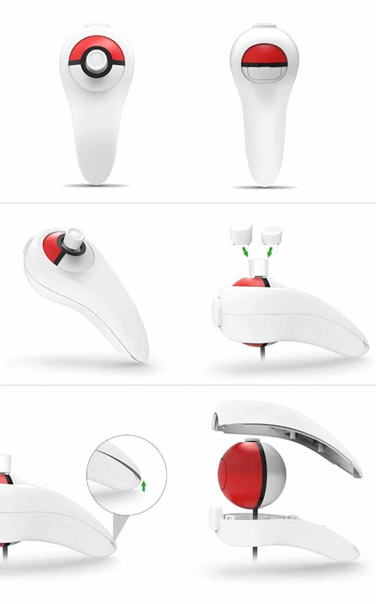 Pokemon Pokeball Plus Controller Grip for Nintendo Switch - ADZ Gaming