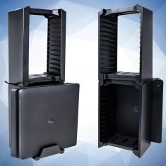 Universal Game Storage Tower and PS4 VR / Xbox One S Vertical Stand ...