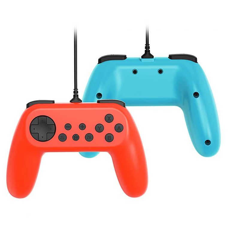 Nintendo Switch Wired Controllers 2 Pack Red / Blue - ADZ Gaming