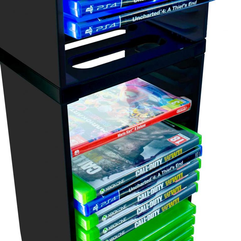Xbox Game Storage Tower Stand for 36 Discs - ADZ Gaming