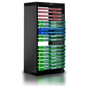 Black Game Storage Tower for Xbox / PS5 18 Discs - ADZ Gaming